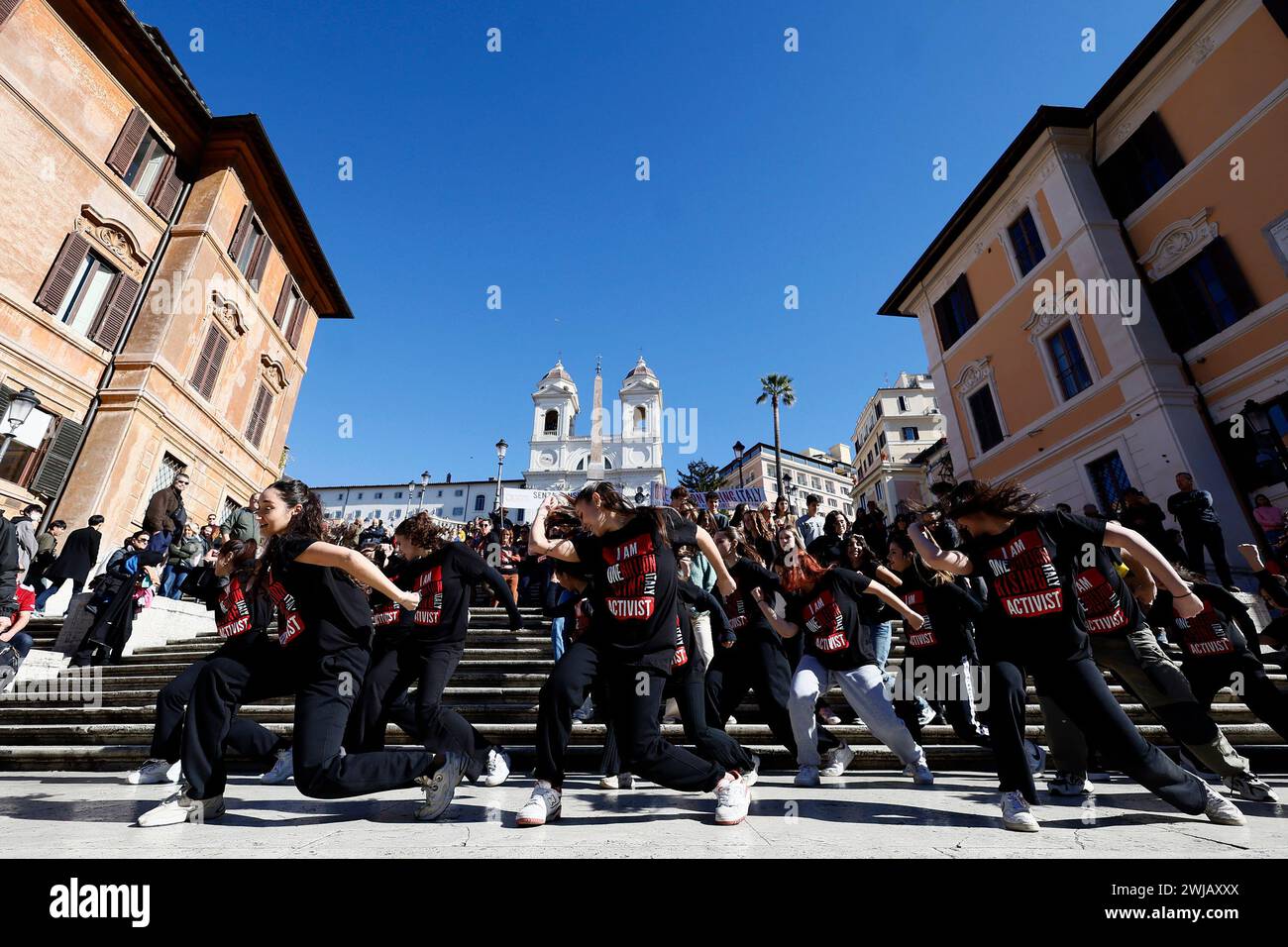 Roma, Italia. 14th Feb, 2024. Foto Cecilia Fabiano/LaPresse 14 Febbraio 2024 Roma, Italia ...