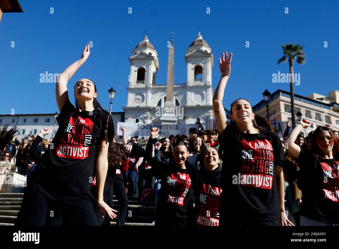 Roma, Italia. 14th Feb, 2024. Foto Cecilia Fabiano/LaPresse 14 Febbraio 2024 Roma, Italia ...