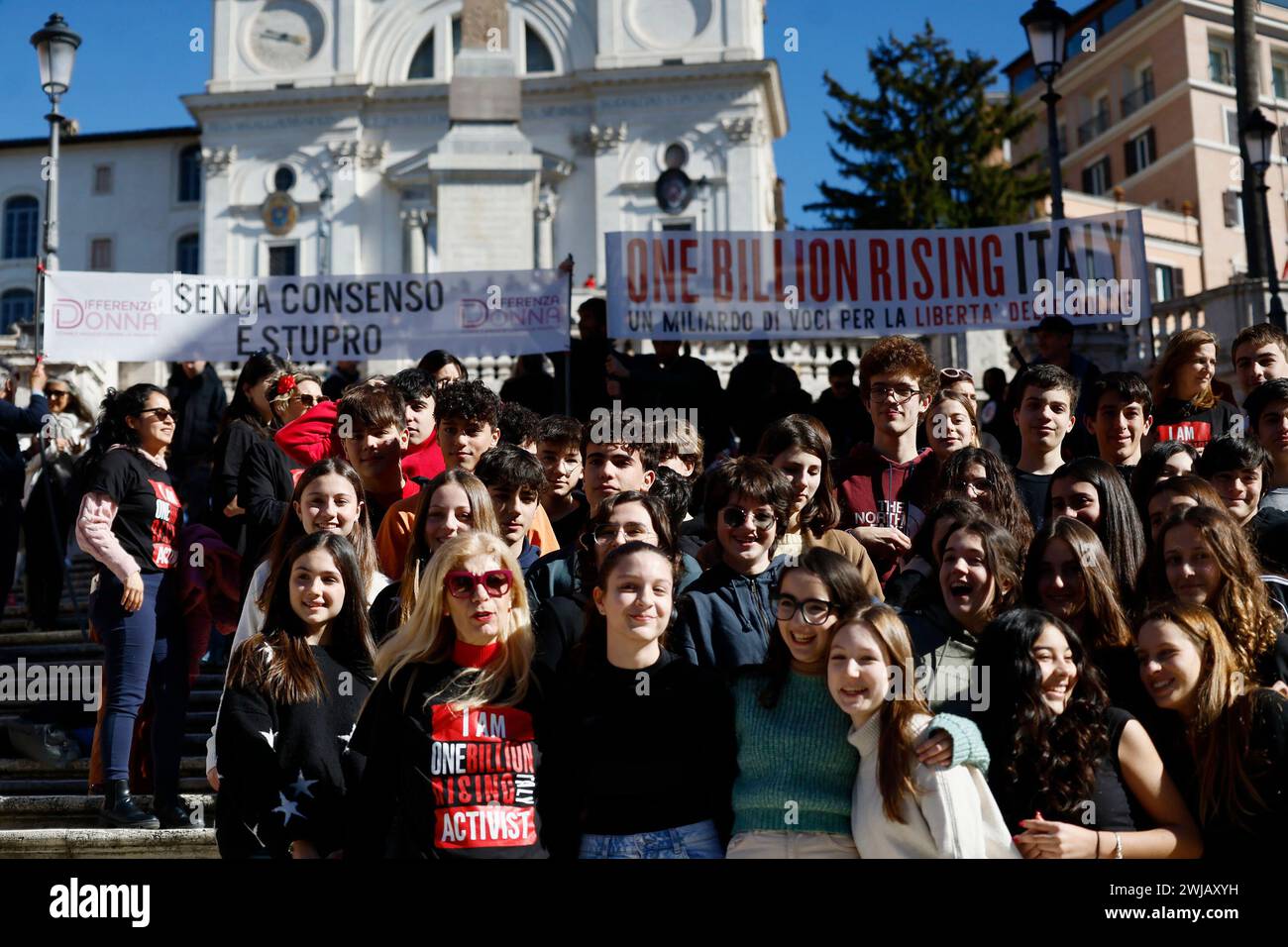 Roma, Italia. 14th Feb, 2024. Foto Cecilia Fabiano/LaPresse 14 Febbraio 2024 Roma, Italia ...