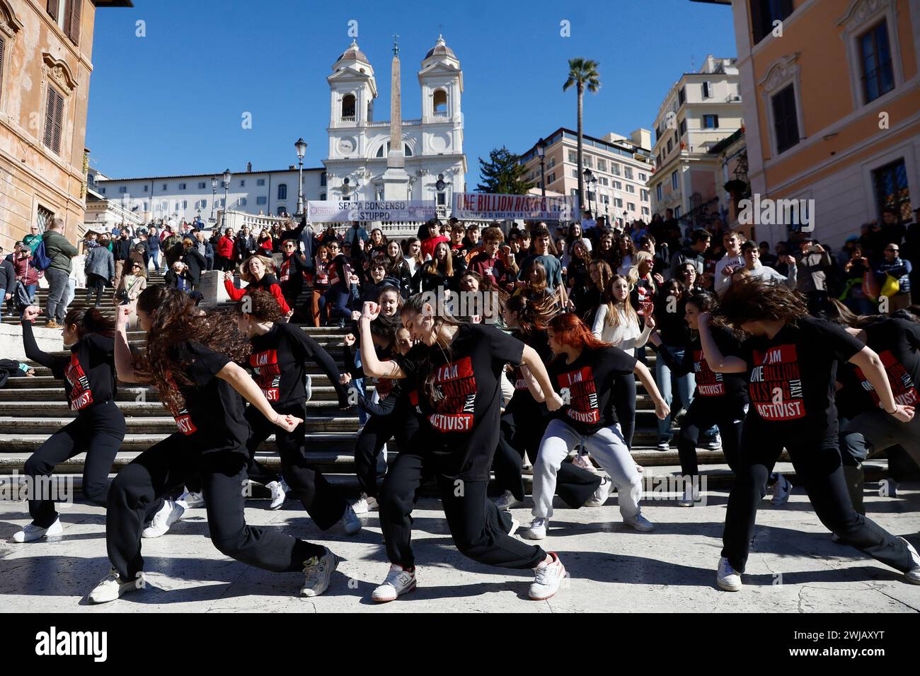 Roma, Italia. 14th Feb, 2024. Foto Cecilia Fabiano/LaPresse 14 Febbraio 2024 Roma, Italia ...