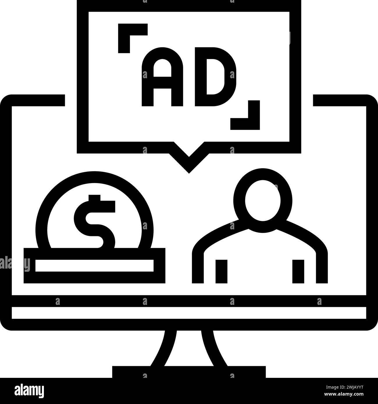 Sponsored content Stock Vector Images - Alamy