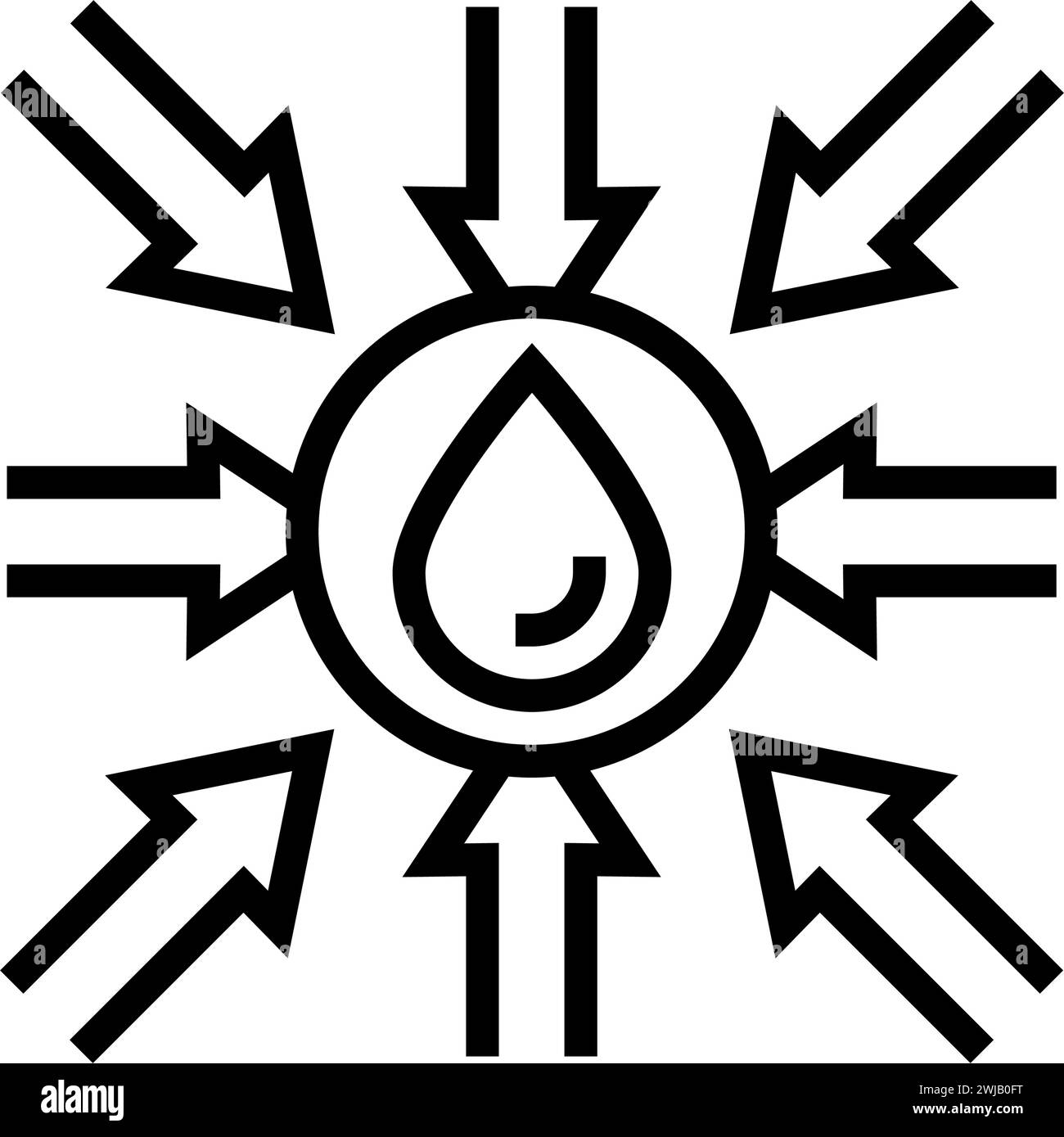 export oil industry line icon vector illustration Stock Vector Image ...