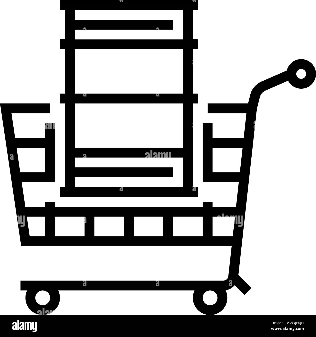 market oil industry line icon vector illustration Stock Vector Image ...