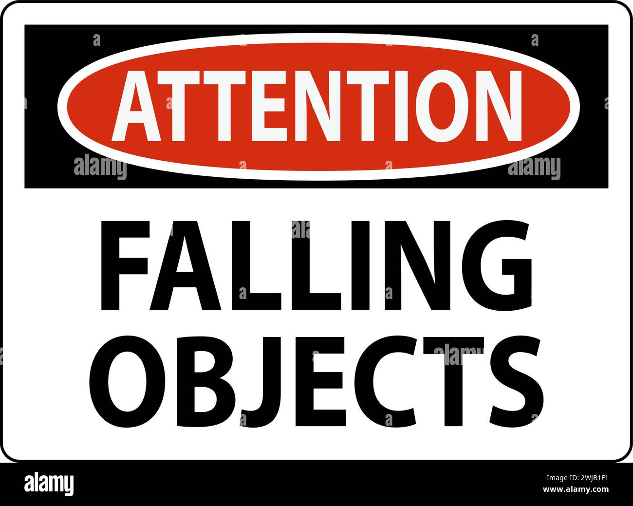 Beware falling objects sign hi-res stock photography and images - Alamy