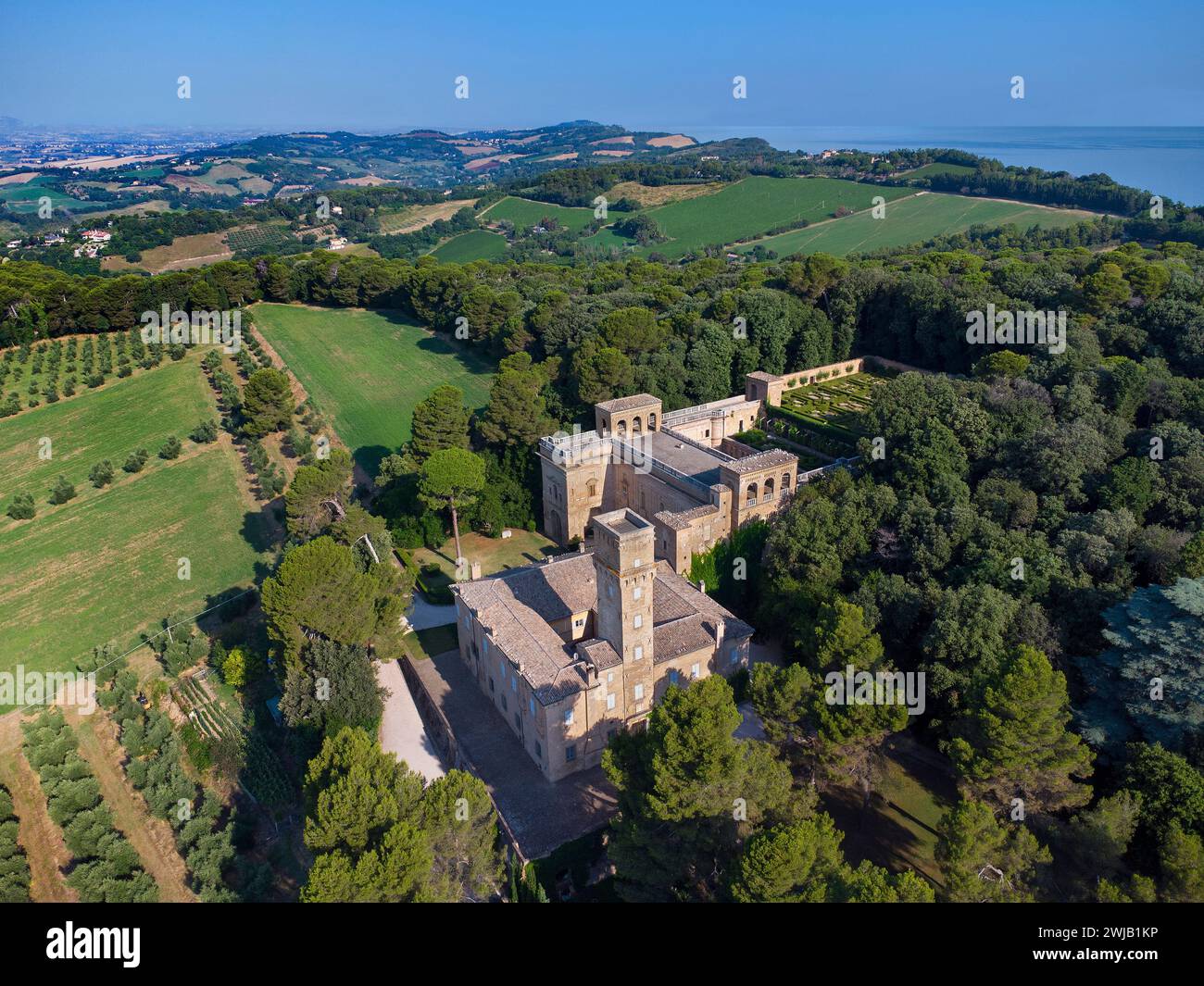 Pesaro (Italy, Marche, Pesaro province), Monte San Bartolo, Imperial ...