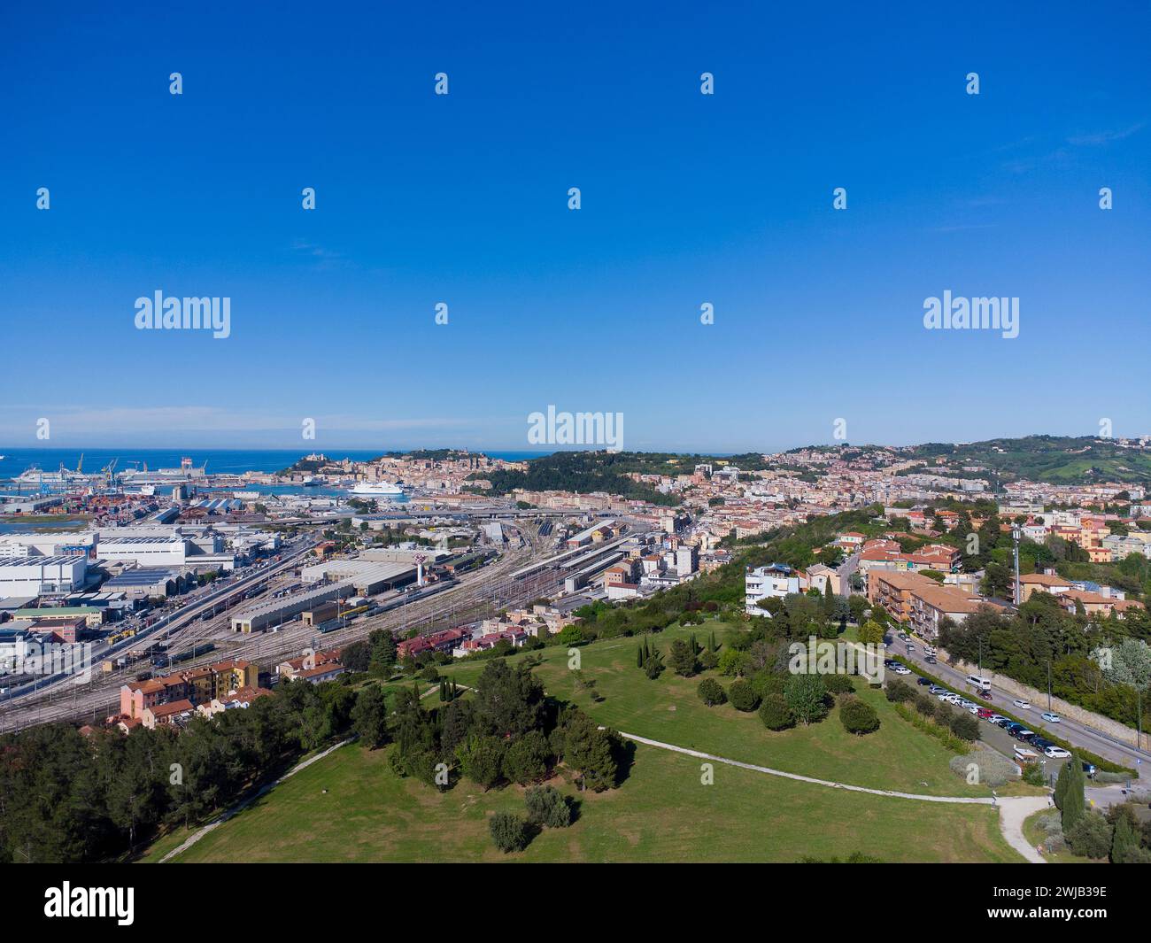 Aerial drone view adriatic hi-res stock photography and images - Alamy