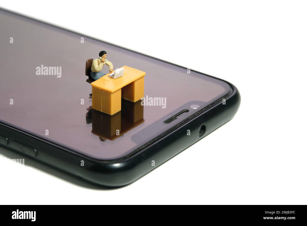 Miniature tiny people toy figure photography. Work from anywhere ...