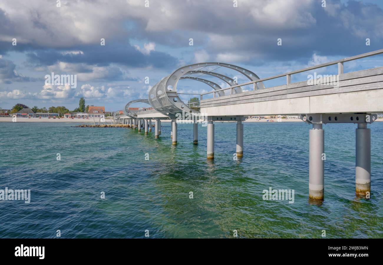 Pier of Kellenhusen,baltic Sea,Schleswig-Holstein,Germany Stock Photo ...
