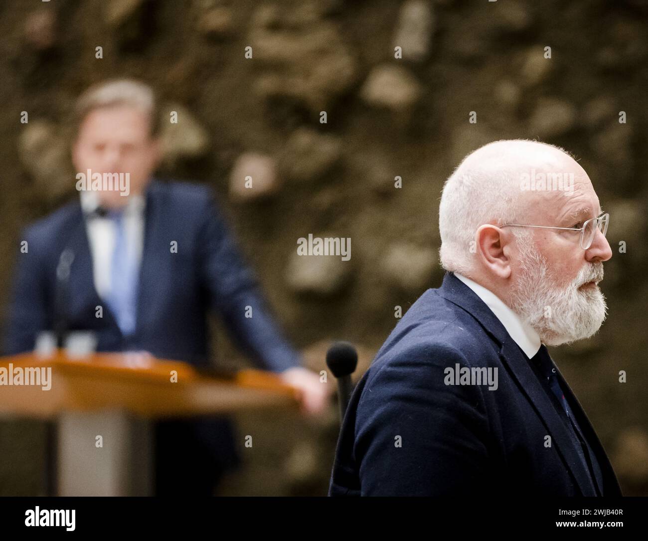 THE HAGUE - Pieter Omtzigt (NSC) and Frans Timmermans (GroenLinks-PvdA ...
