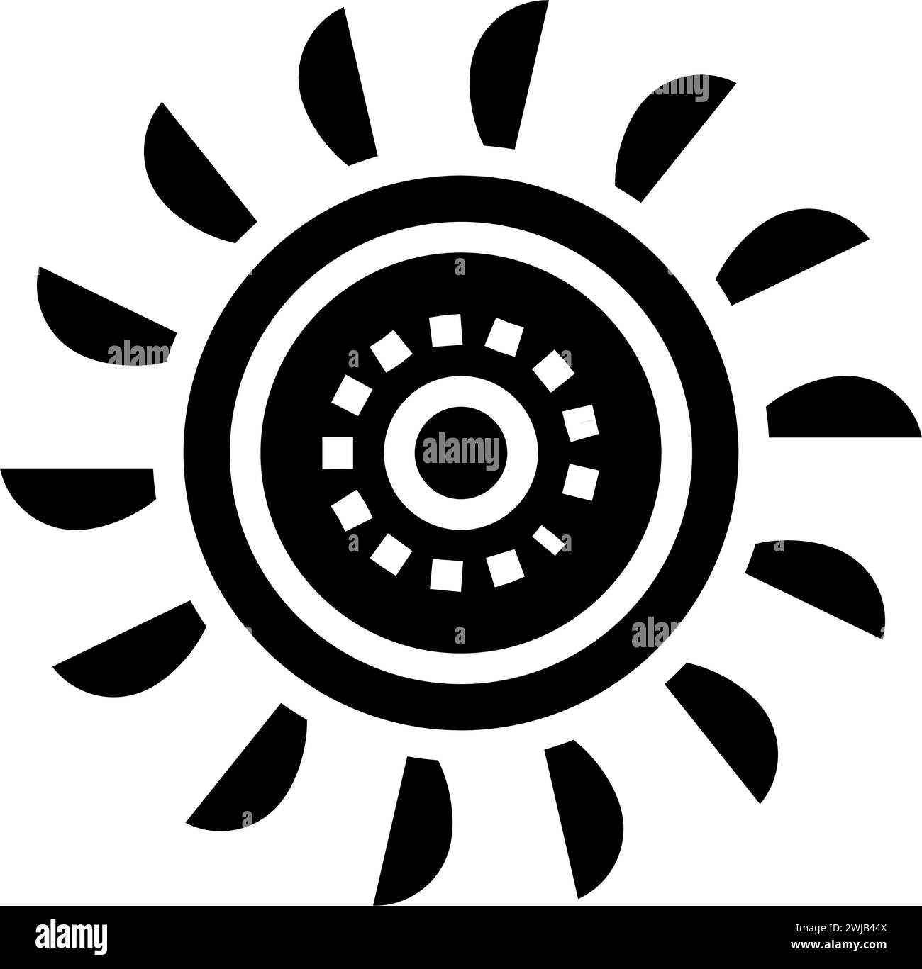 Sun blades Black and White Stock Photos & Images - Alamy