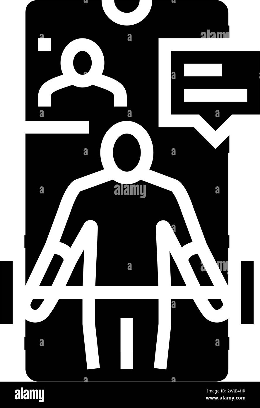 Digital fitness coaching Black and White Stock Photos & Images - Alamy