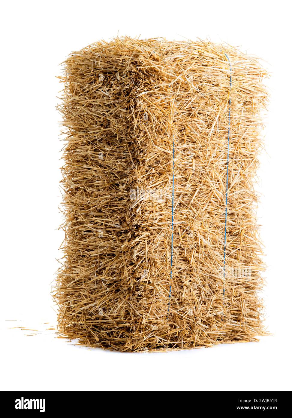 dry haystack isolated on white background Stock Photo - Alamy