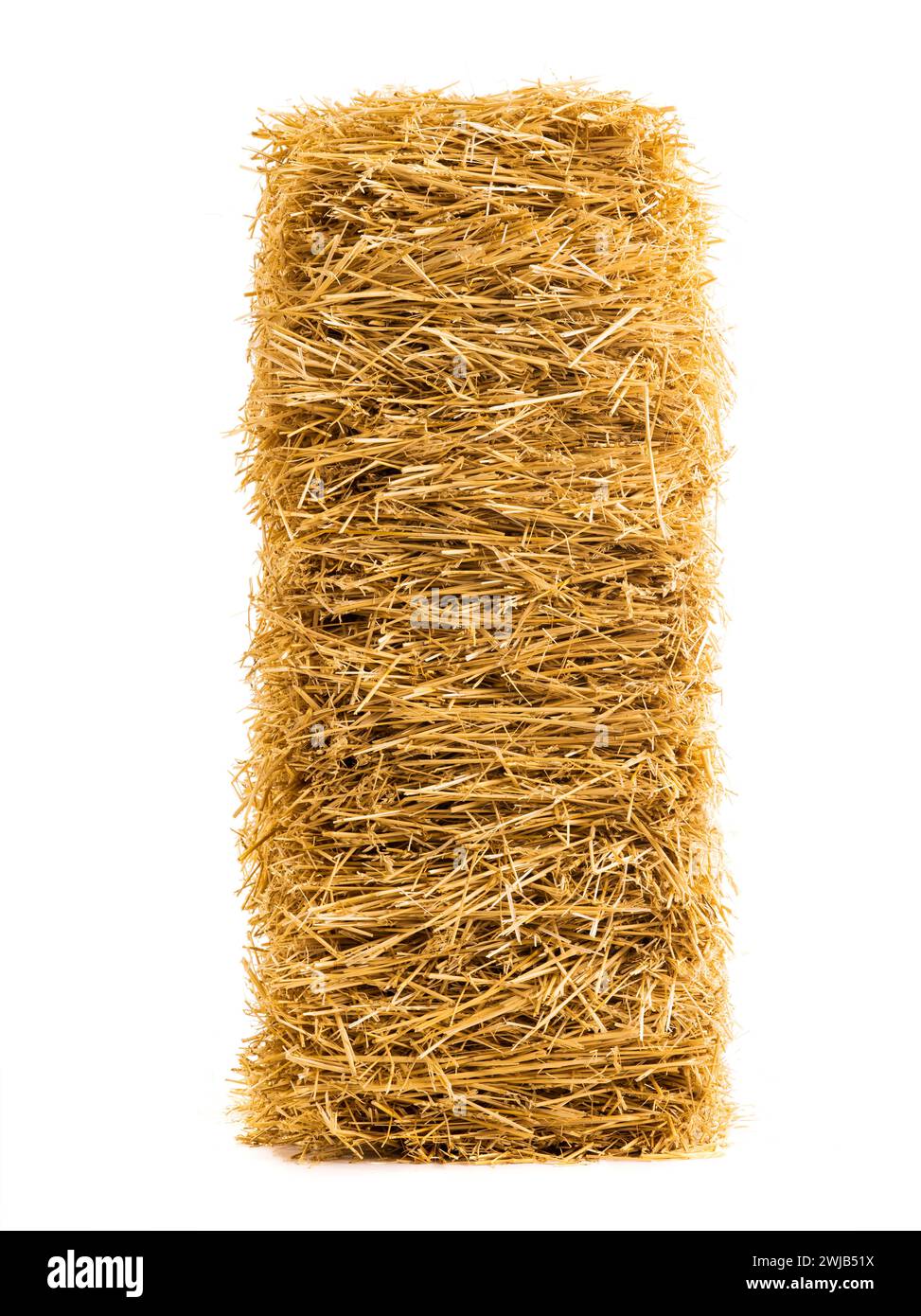 dry haystack isolated on white background Stock Photo - Alamy