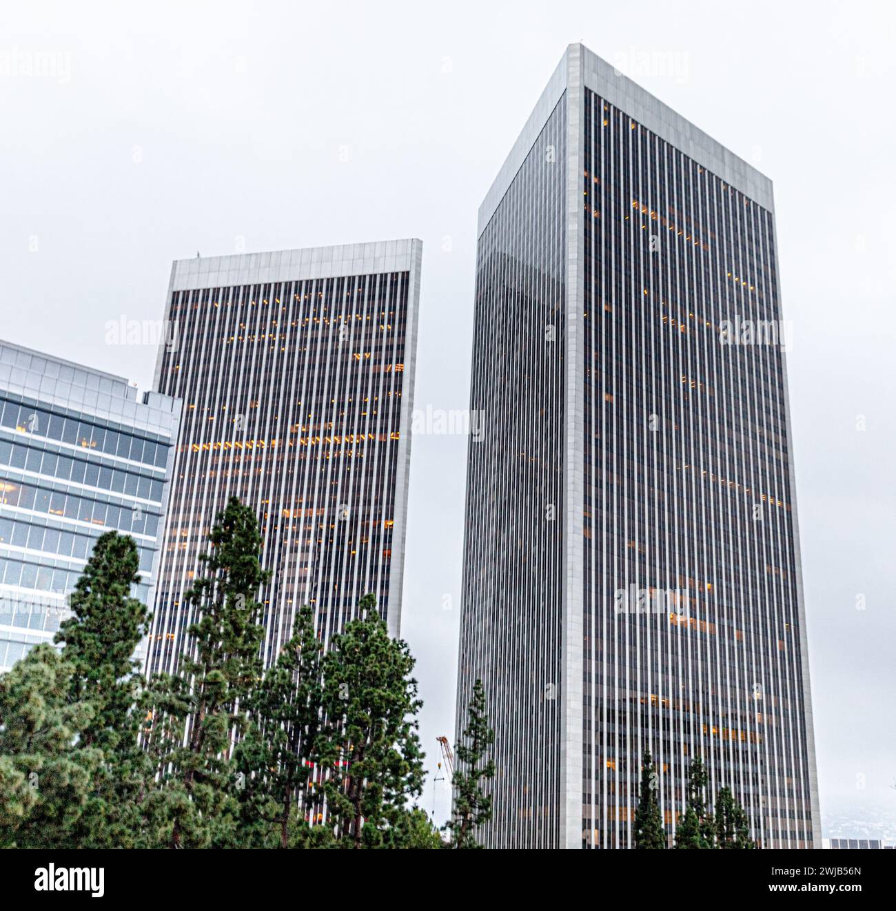 California plaza towers one and two hi-res stock photography and images ...