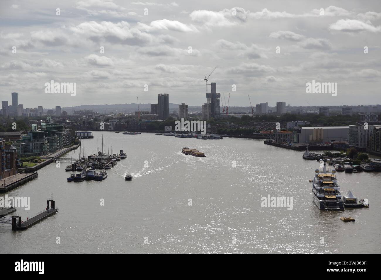 The beautiful cityscape of London with River Thames Stock Photo - Alamy