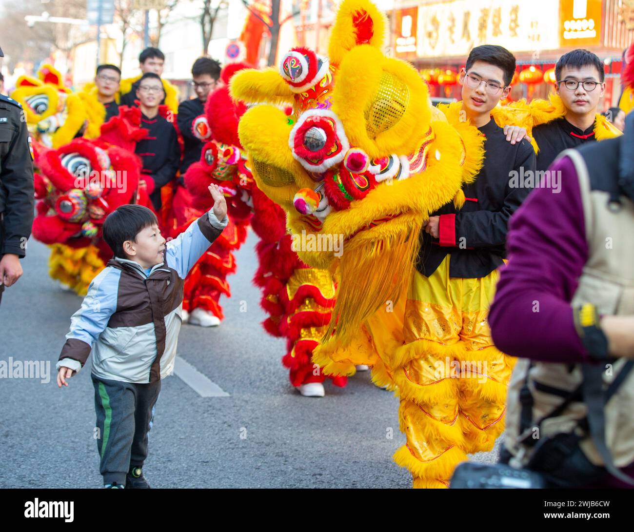 Haian, China. 14th Feb, 2024. HAIAN, CHINA - FEBRUARY 14, 2024 - A ...