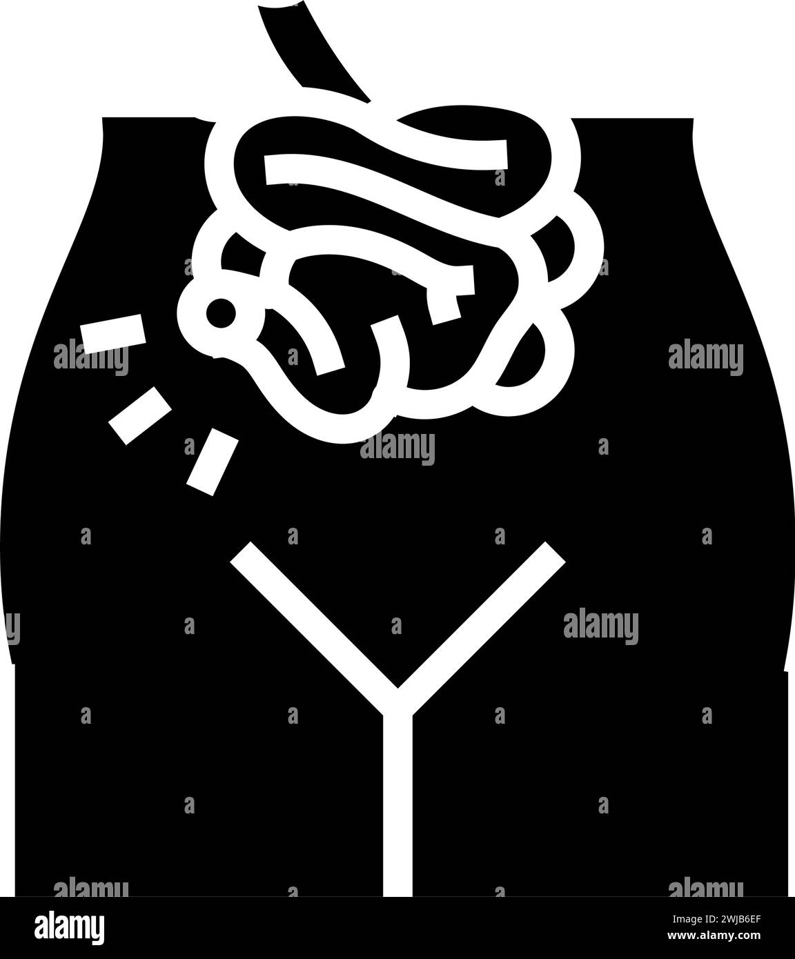 ileostomy surgery doctor glyph icon vector illustration Stock Vector ...