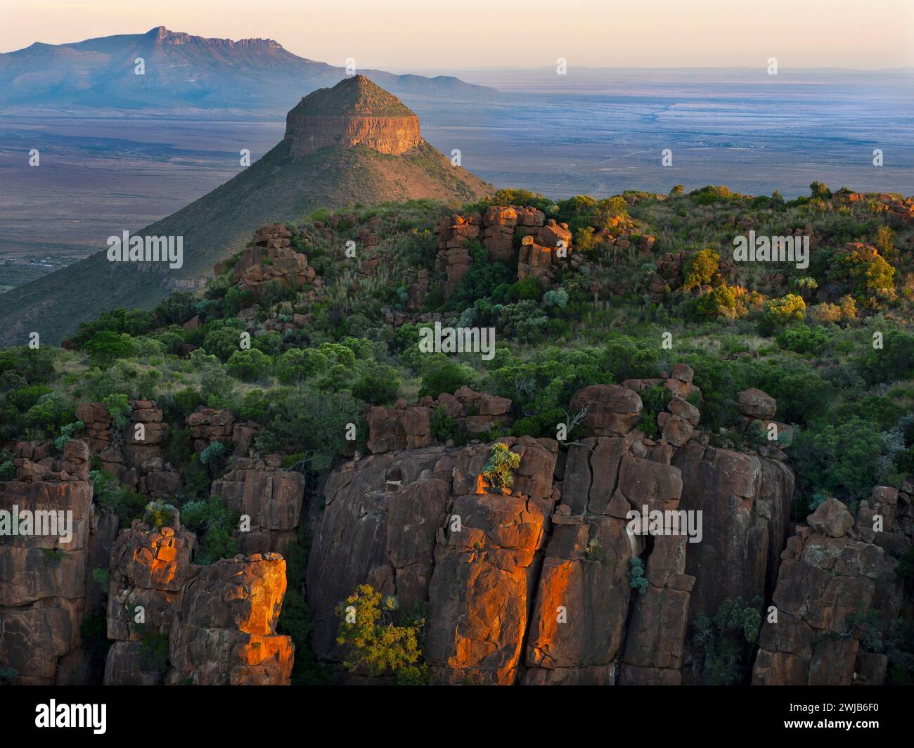 Valley of Desolation Camdeboo National Park January Eastern Cape South ...