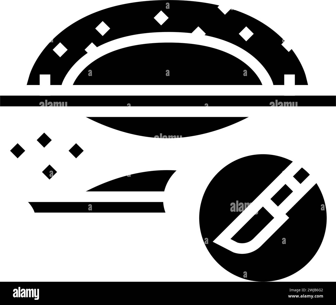 bypass surgery doctor glyph icon vector illustration Stock Vector Image ...