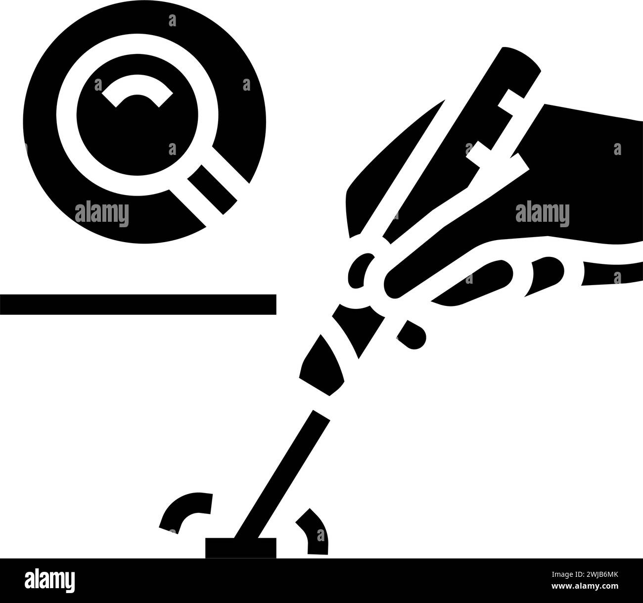 biopsy surgery doctor glyph icon vector illustration Stock Vector Image ...