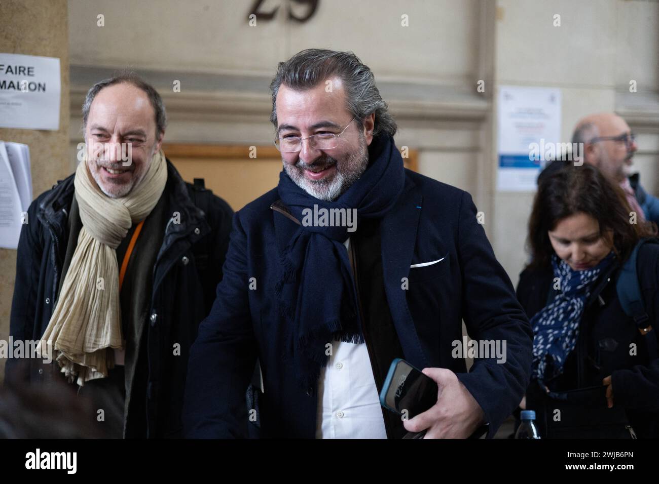 Eric Morain arrives for the verdict in the appeal trial in the so ...