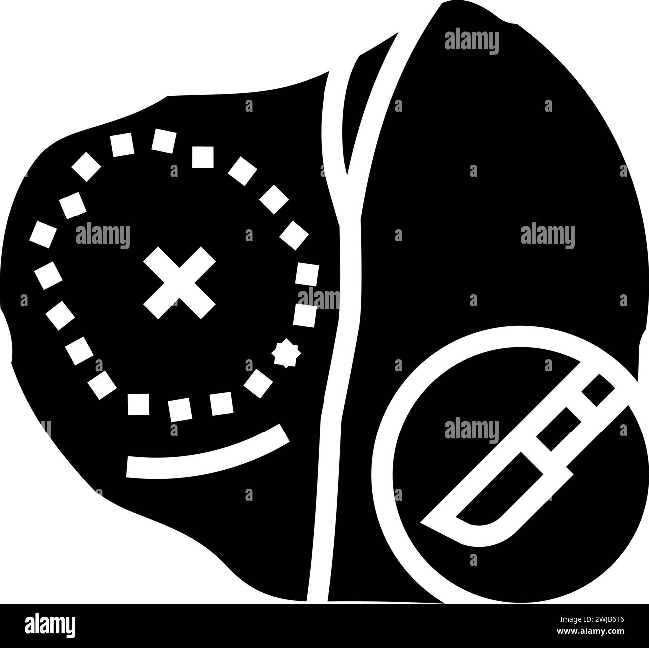 mastectomy surgery hospital glyph icon vector illustration Stock Vector ...