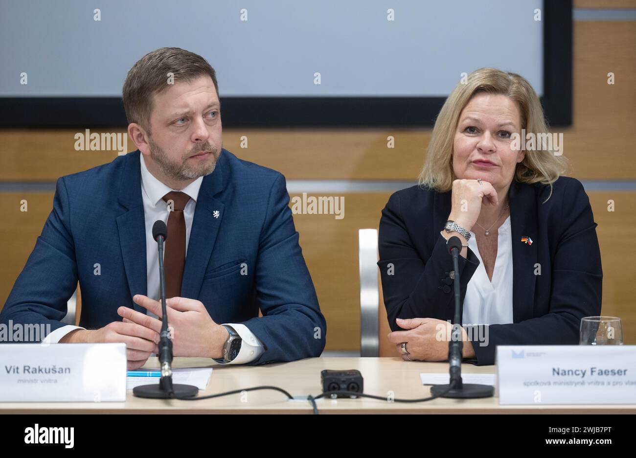 Prague, Czech Republic. 14th Feb, 2024. ***CAPTION CORRECTION ...