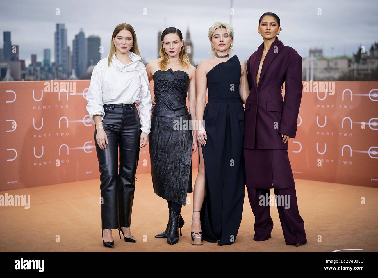 (Left to right) Lea Seydoux, Rebecca Ferguson, Florence Pugh and ... (Left to right) Lea Seydoux, Rebecca Ferguson, Florence Pugh and ...