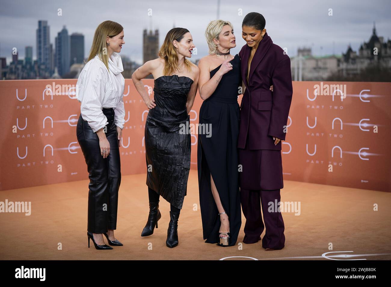 (Left to right) Lea Seydoux, Rebecca Ferguson, Florence Pugh and ... (Left to right) Lea Seydoux, Rebecca Ferguson, Florence Pugh and ...