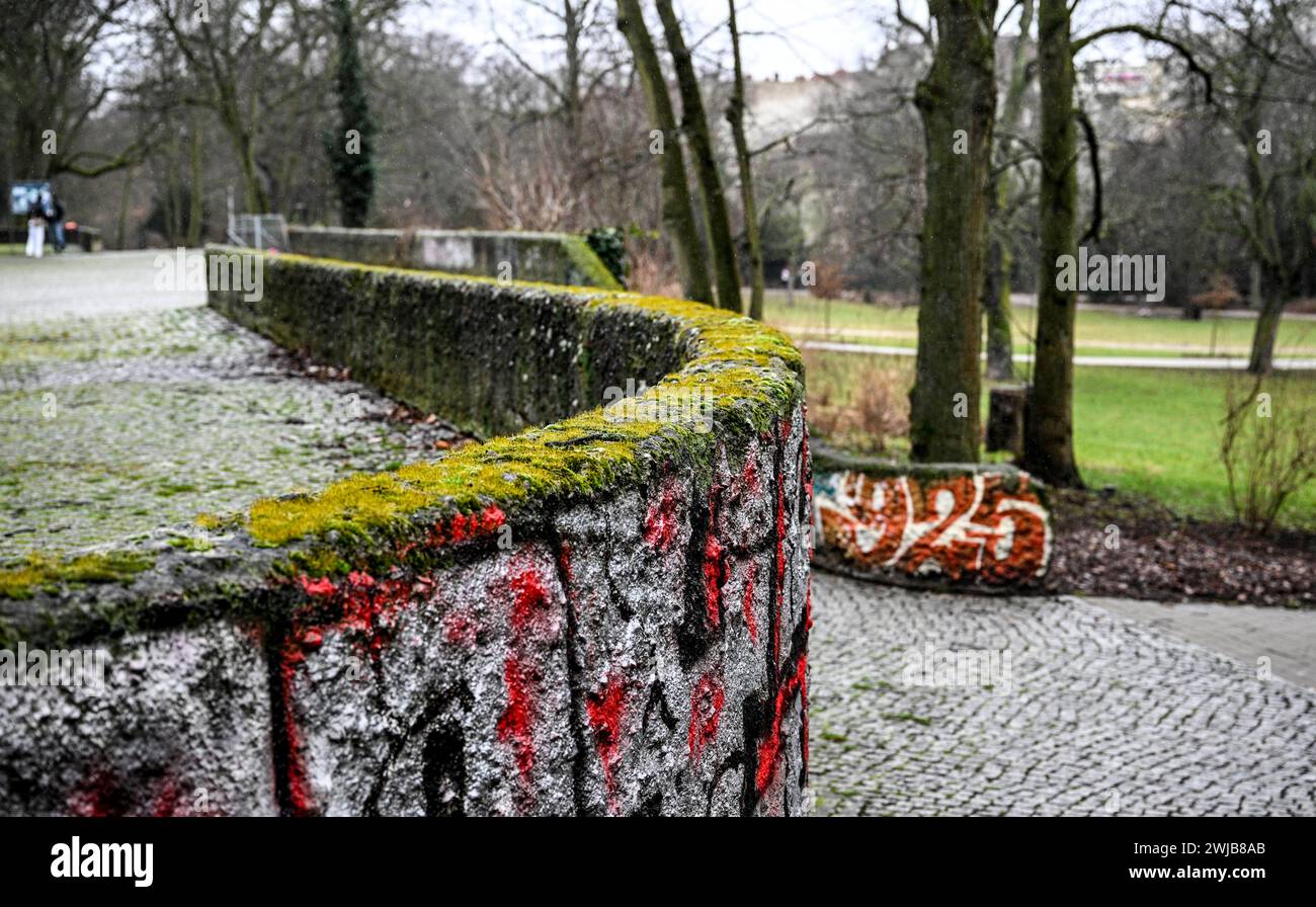 Berlin, Germany. 14th Feb, 2024. View of the Volkspark Hasenheide in ...
