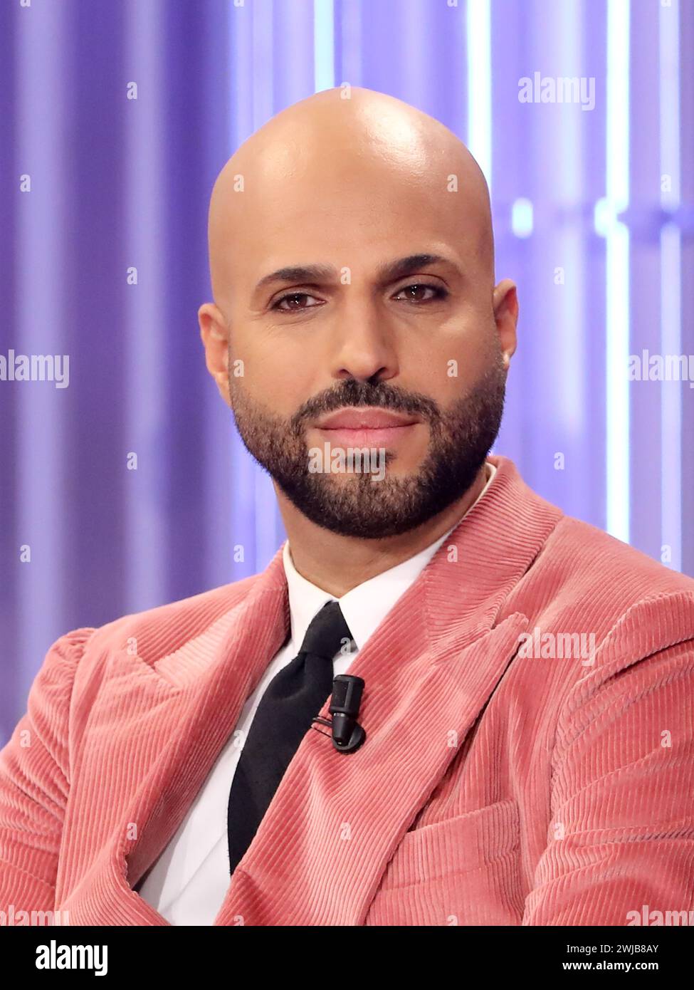 Rome, Italy. 13th Feb, 2024. Rome, Rai ex Teulada studios, TV broadcast ...