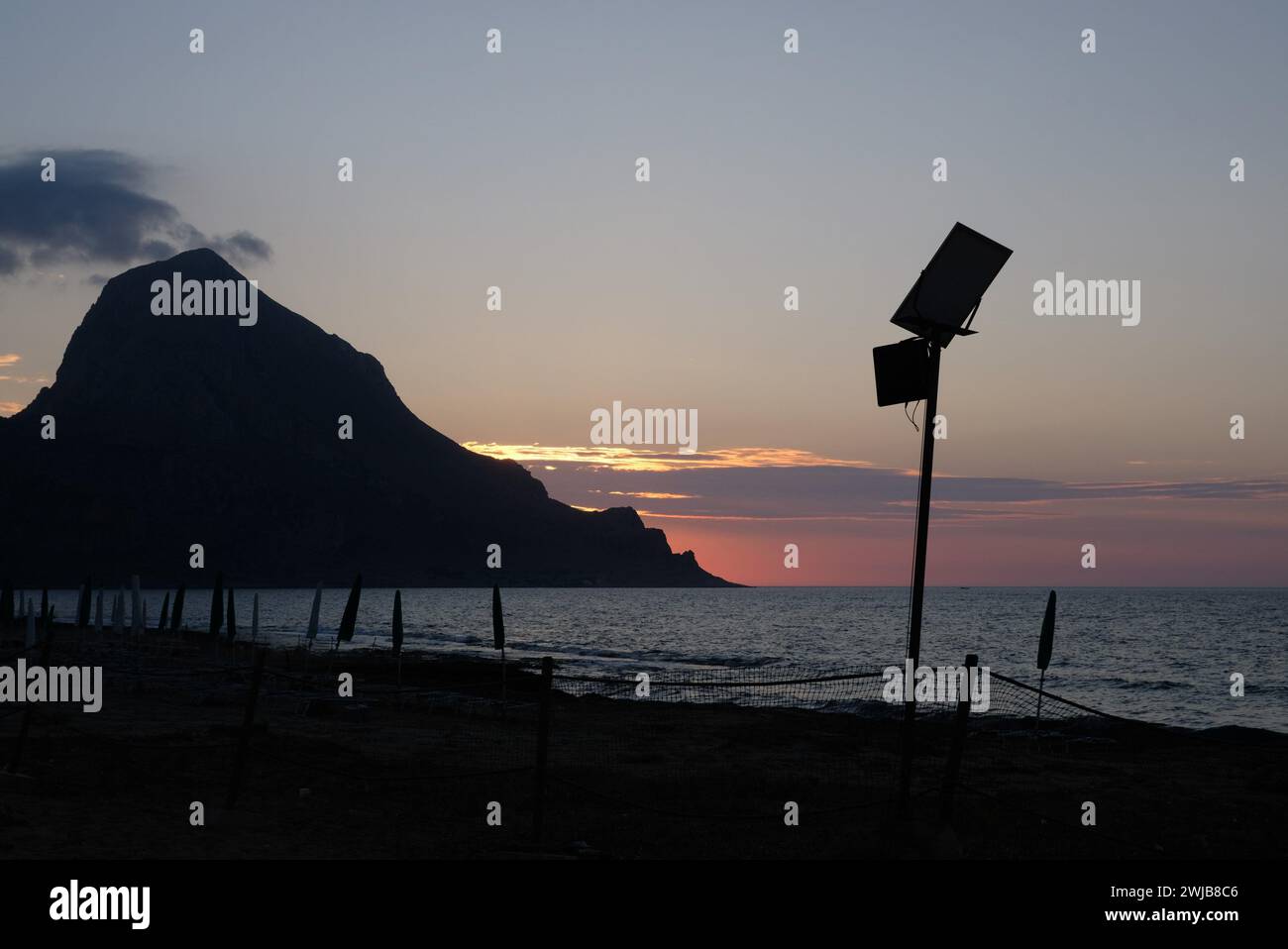 Macari sicily sunset hi-res stock photography and images - Alamy