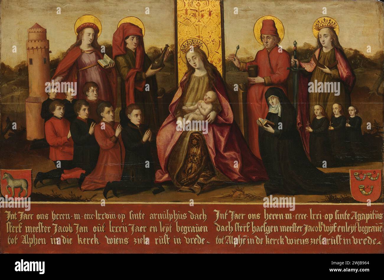 Memorial Panel for Jacob Jan van Assendelft and his Wife Haesgen van ...