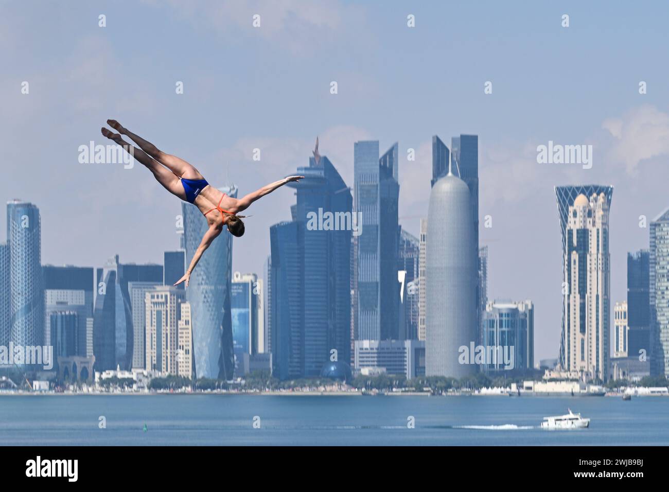 Doha, Qatar. 14th Feb, 2024. Ginni Van Katwijk of the Netherlands ...