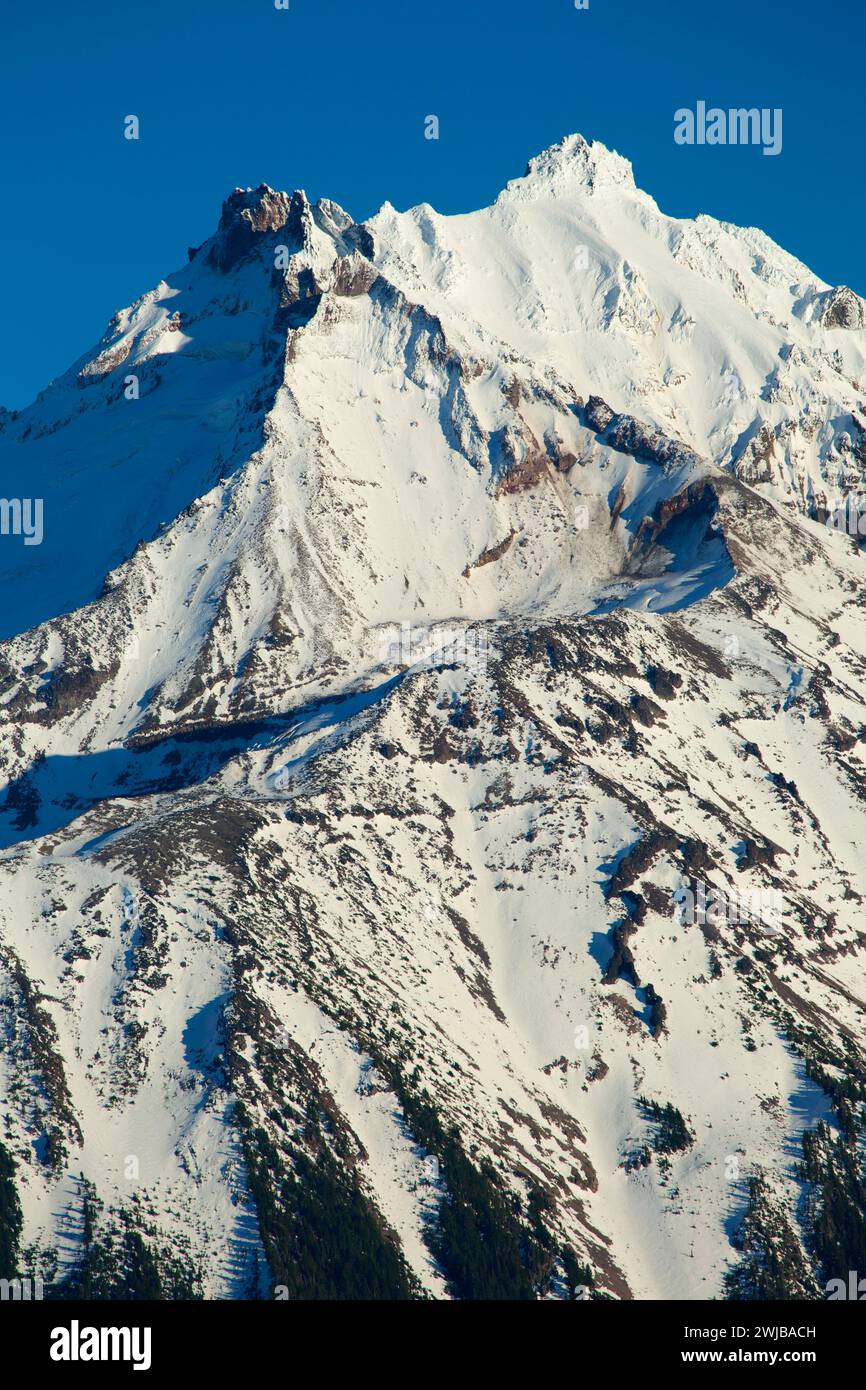 Mt Jefferson from Triangulation Peak, Mt Jefferson Wilderness ...