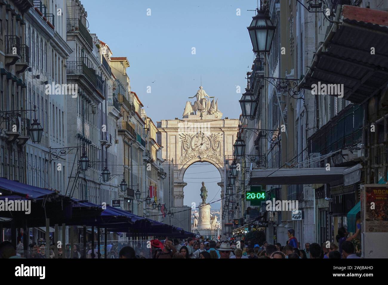 Portugal, Lisbon, Praca do Comercio - Comercio Square opens onto Rua ...