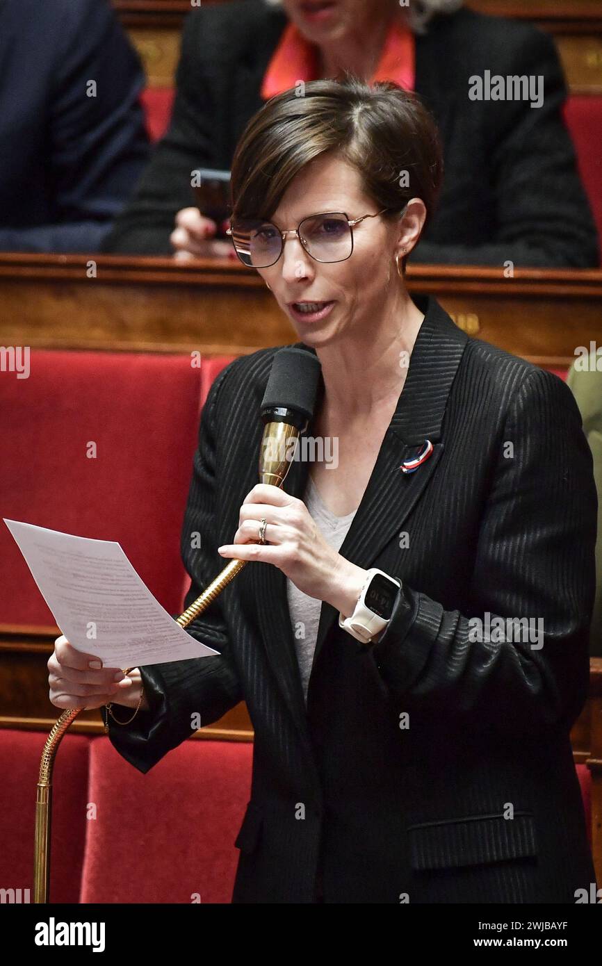Paris, France. 14th Feb, 2024. French MP for the "Renaissance" group ...