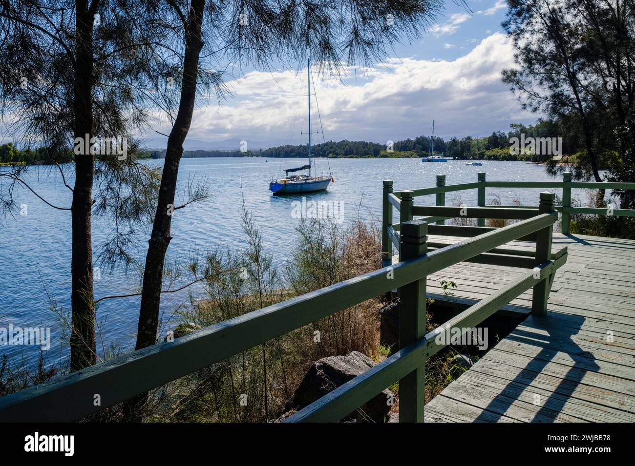 Historic Quarry Park, Moruya River, New South Wales, Australia Stock ...