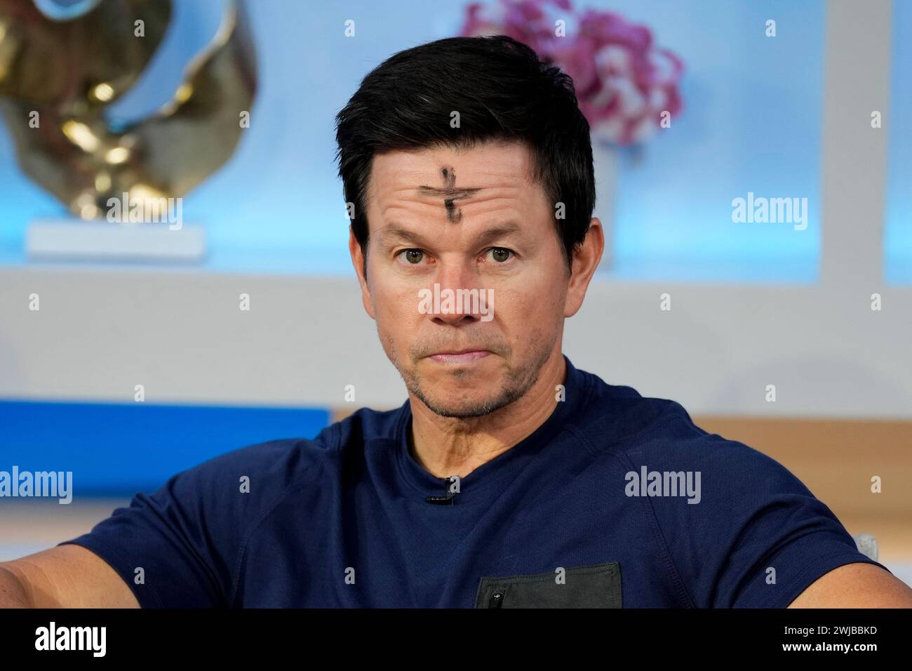 Mark Wahlberg appears on "Fox & Friends" to promote the Hallow app on ...