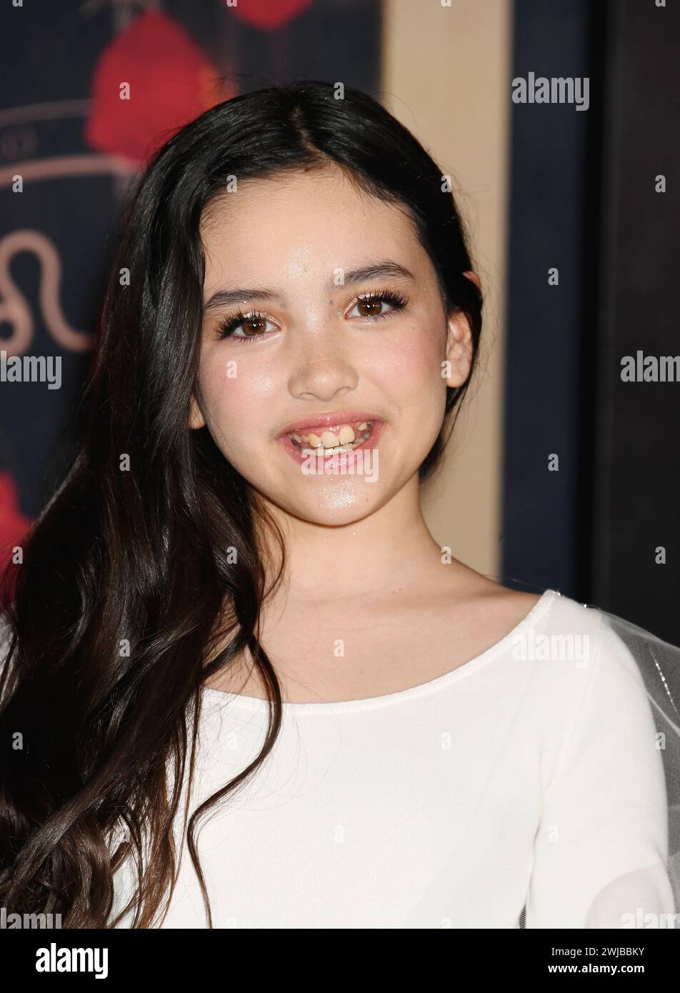 HOLLYWOOD, CALIFORNIA - FEBRUARY 13: Bella Gagliano attends Los Angeles ...