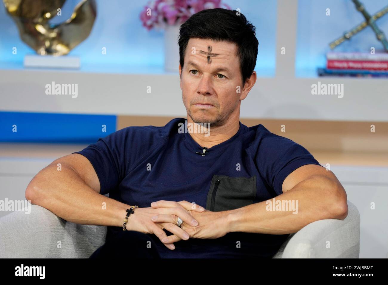 Mark Wahlberg appears on "Fox & Friends" to promote the Hallow app on ...