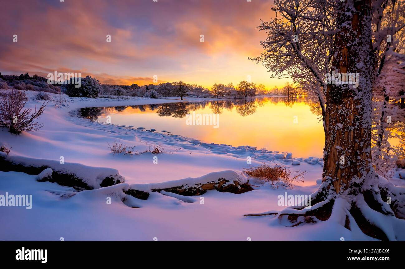 Sunset scotland landscape hi-res stock photography and images - Alamy