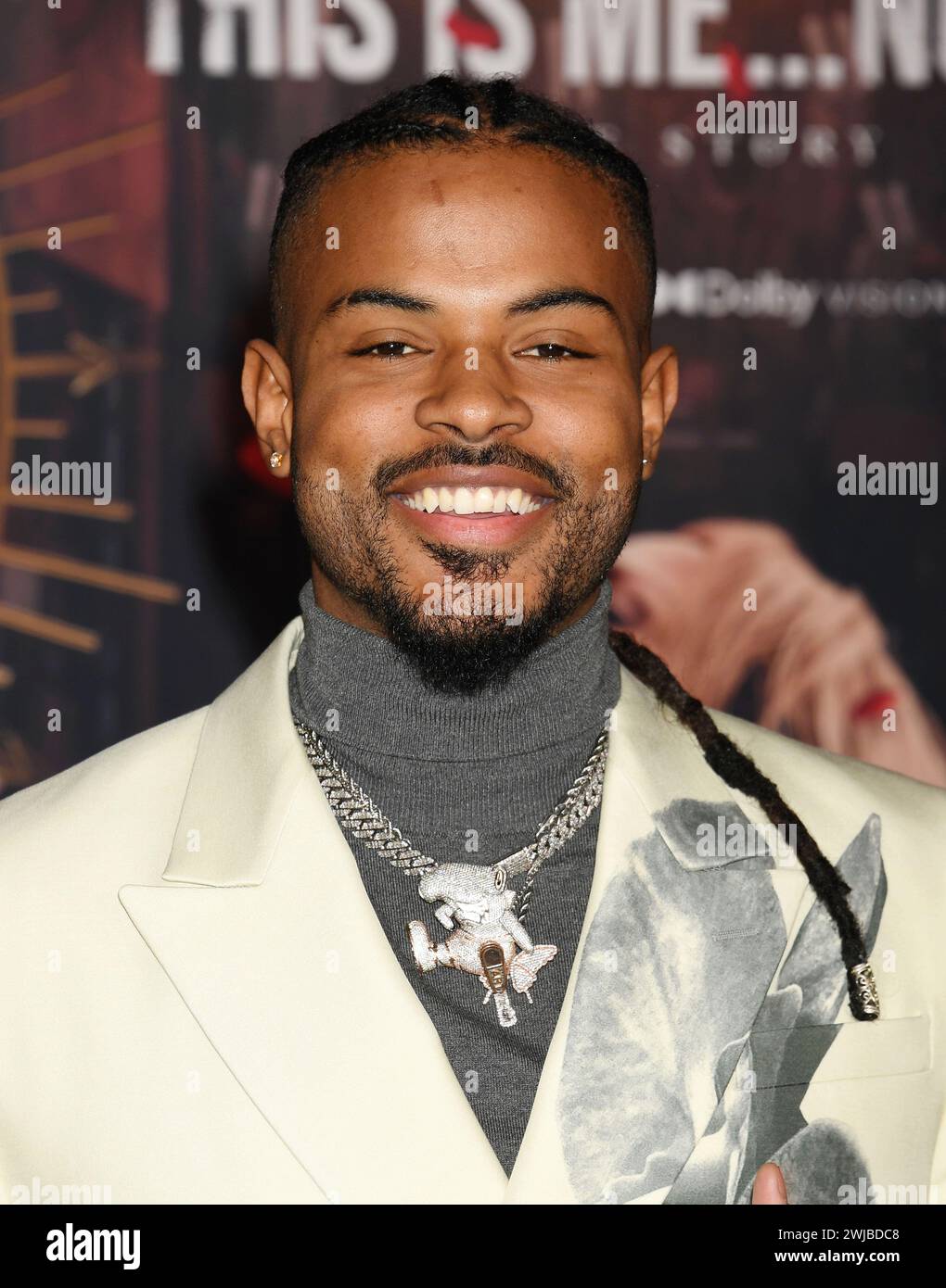HOLLYWOOD, CALIFORNIA - FEBRUARY 13: Trevor Jackson attends Los Angeles ...