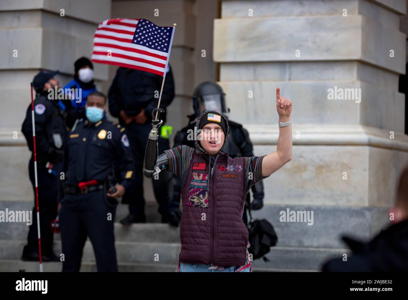 2021 u s capitol riots hi-res stock photography and images - Alamy