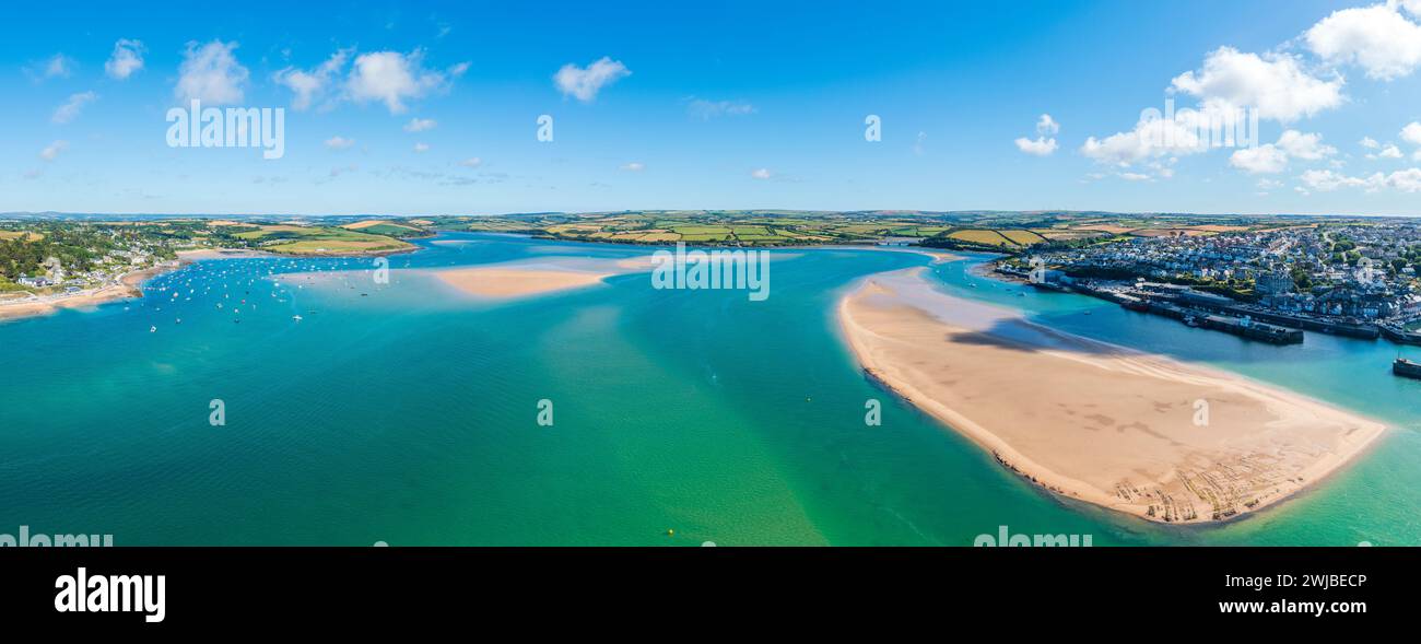 River Camel, Padstow, Cornwall, England, United Kingdom, Europe Stock ...
