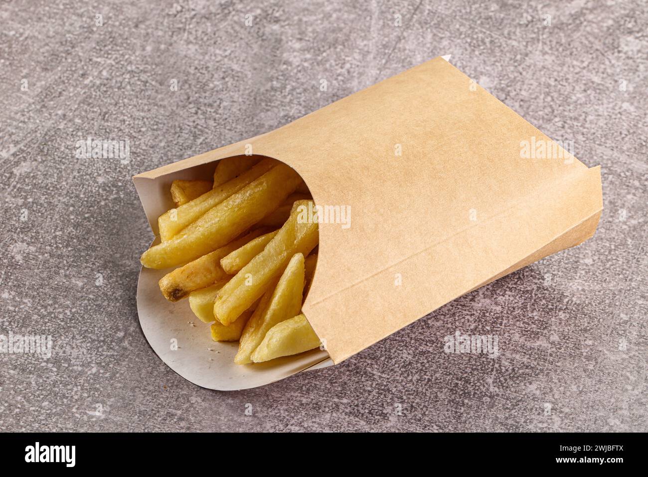 Crispy salted French fry potato snack Stock Photo - Alamy