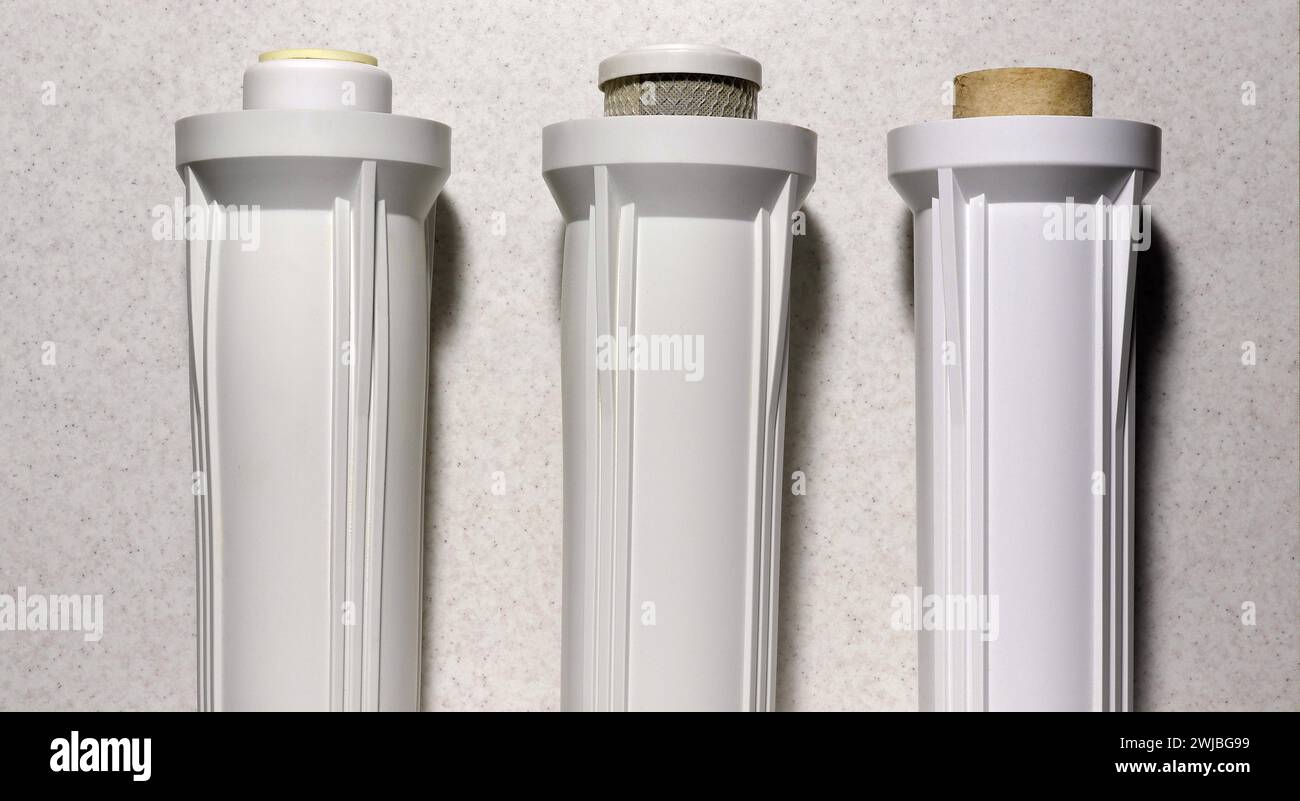 Picture of flasks and filters for a home water treatment device Stock ...