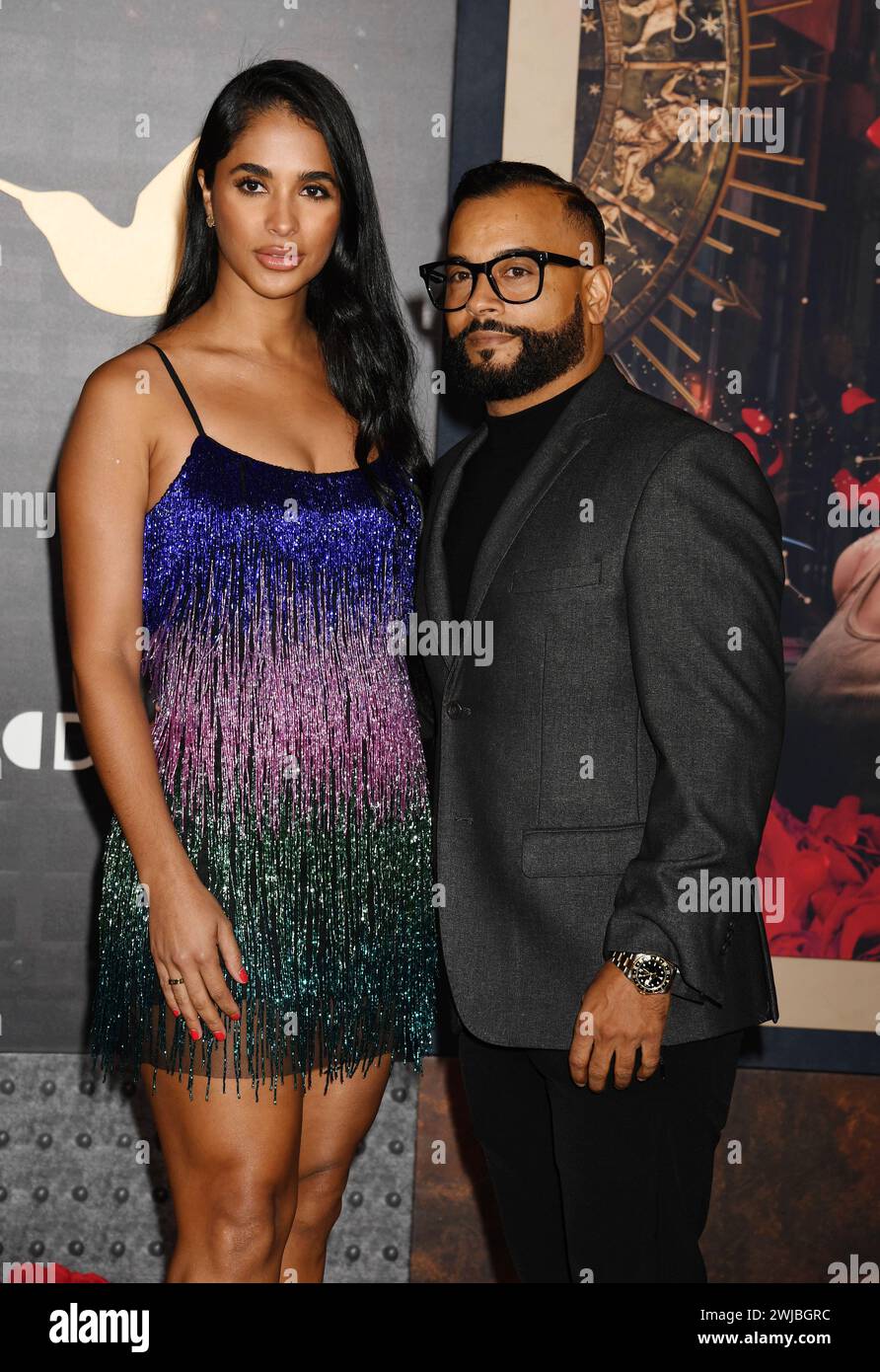 Hollywood, California, USA. 13th Feb, 2024. Aurys Sánchez Terrero ...