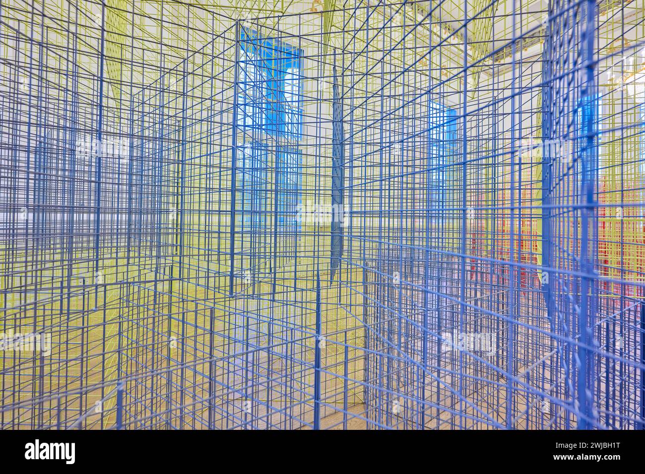 No 670 Mesh by Rana Begum on display at the Old Town Hall, St Albans ...