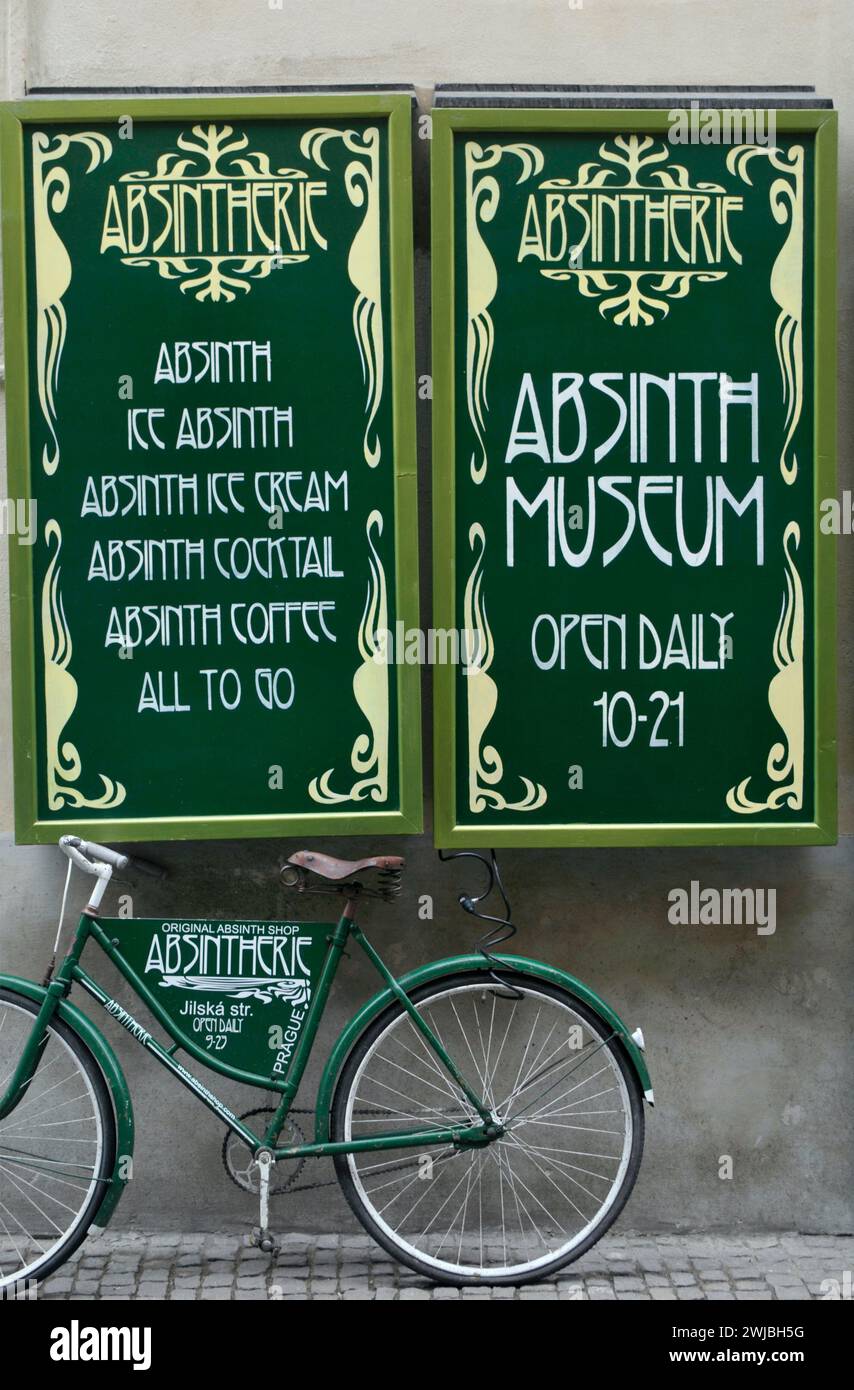 Prague absinth hi-res stock photography and images - Alamy